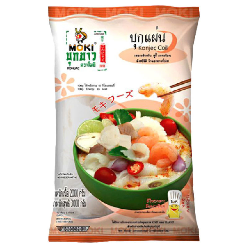 โมคิ บุกแผ่น 2 กก. MOKI Squid Coil Konjac 2 kg | Shopee Thailand