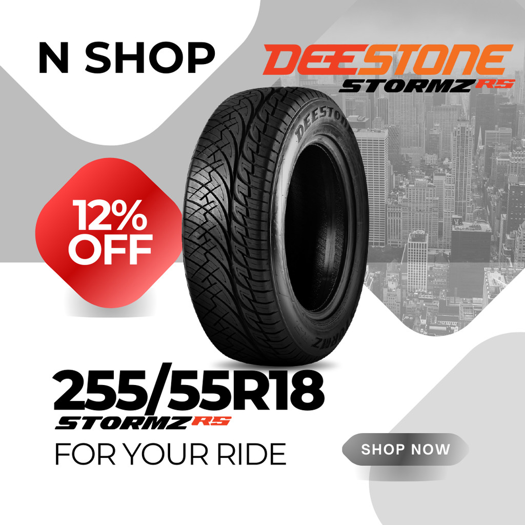 ยาง 255/55R18 DEESTONE STROMZ RS ราคาต่อเส้น ปี 2024 | Shopee Thailand