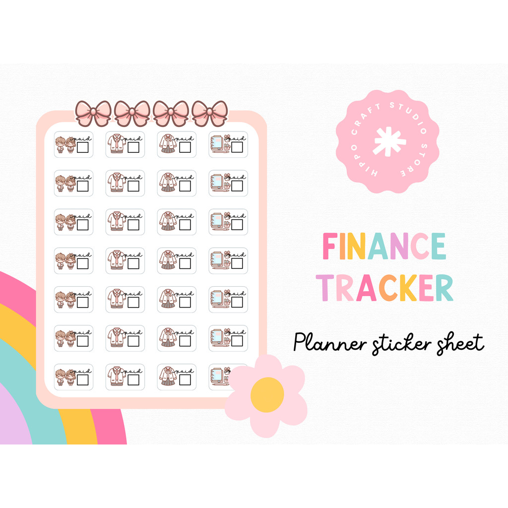 Tuition fees pay V.1 | Planner sticker sheet ชำระค่าเล่าเรียน แพลนเนอร์ ...