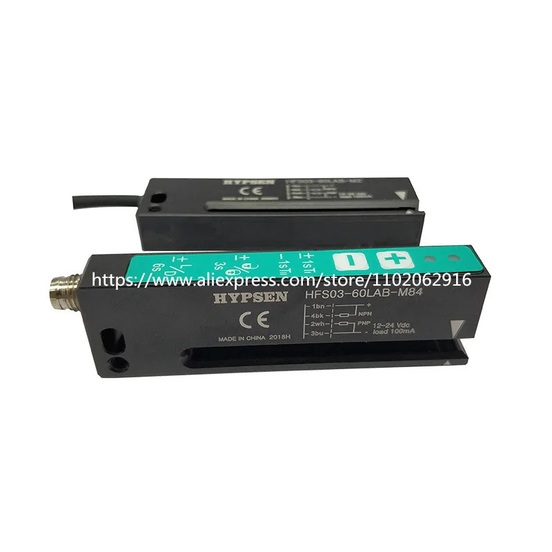 1 ชิ้น HYPSEN เครื่องติดฉลากเซ็นเซอร์ตาไฟฟ้าของแท้ใหม่ HFS03-60LAB-M84 ...