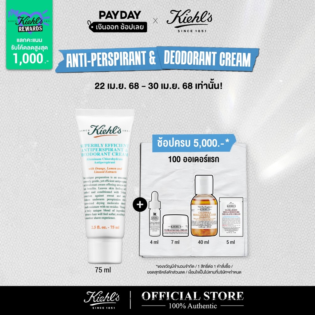 [Special Deal] KIEHL'S SUPERBLY EFFICIENT ANTI-PERSPIRANT & DEODORANT ...