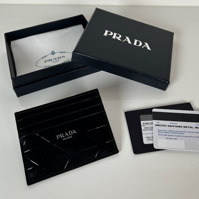 Pre order ราคา2500 Pr@da ปราดา 2MC223 Card Holders Leather กระเป๋า บัตร ...