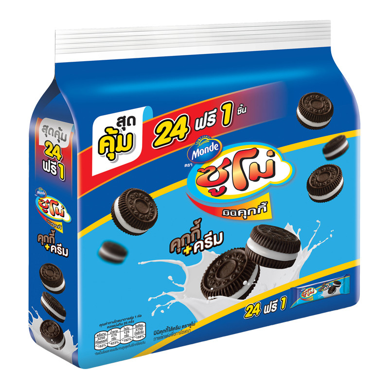 ซูโม มินิคุกกี้สอดไส้ครีม 28 ก. x 24 SUMO Mini Cookies Cream 28 g x 24 ...