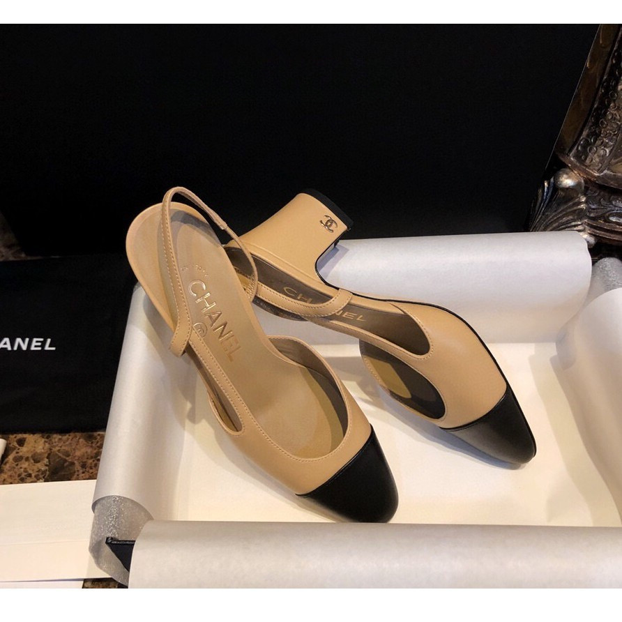 Pre order ราคา4600 Ch@nel ชาแนล Slingback 2cm 7cm รองเท้าผู้หญิงแบรนด์ ...