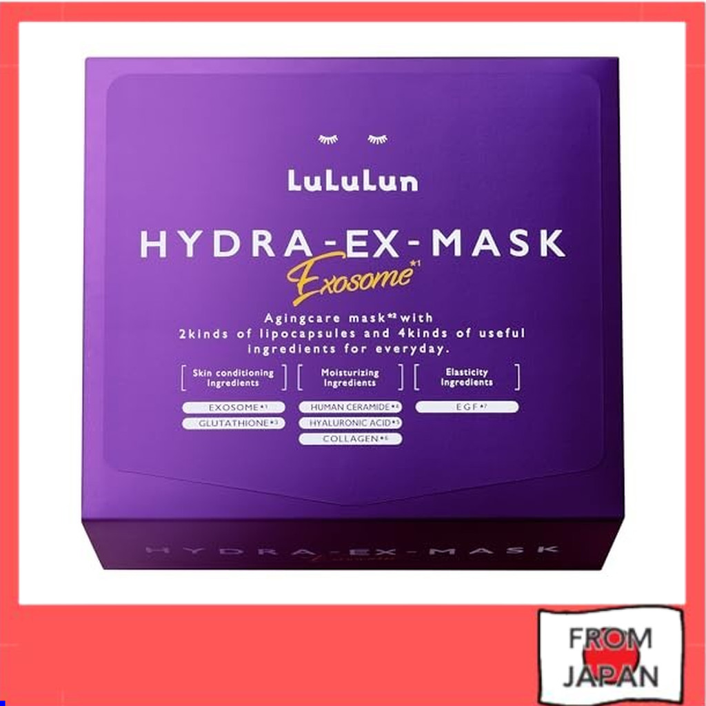 【Direct From Japan】 LuLuLun Hydra EX Face Mask, Large Capacity, 28 Sheets | Shopee Thailand