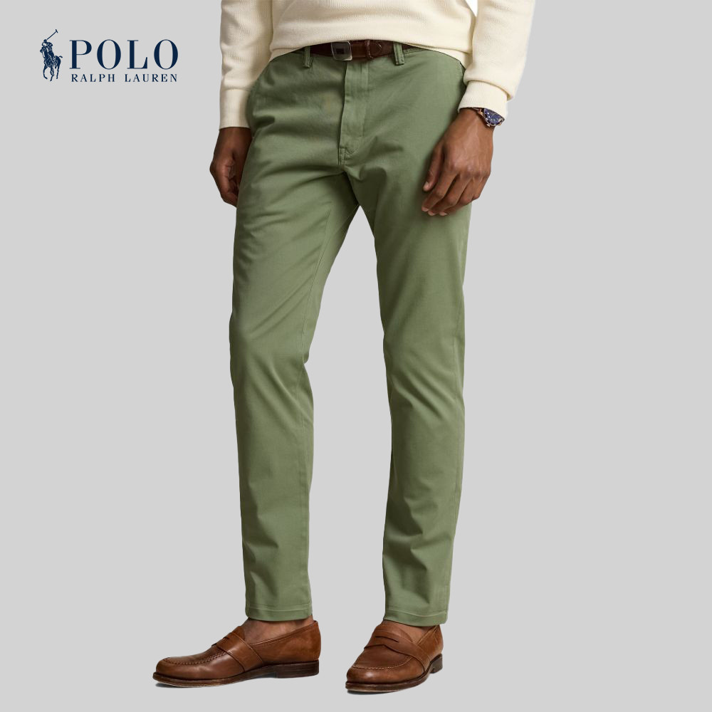 Polo Ralph Lauren กางเกงผู้ชาย Stretch Slim Fit Chino Pant รุ่น MNPOPNT14G20060 สีเขียว | Shopee ...