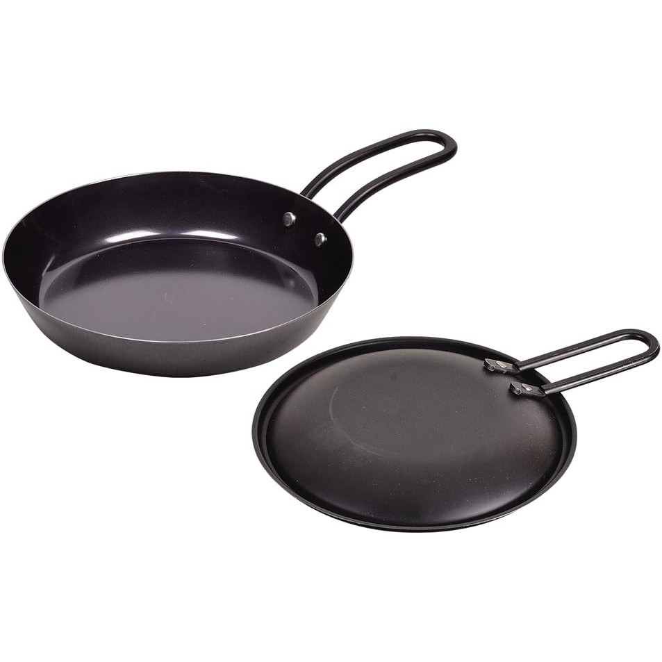 Pearl Metal One-handled Grill Pan 16cm with Lid and Recipe, IH ...