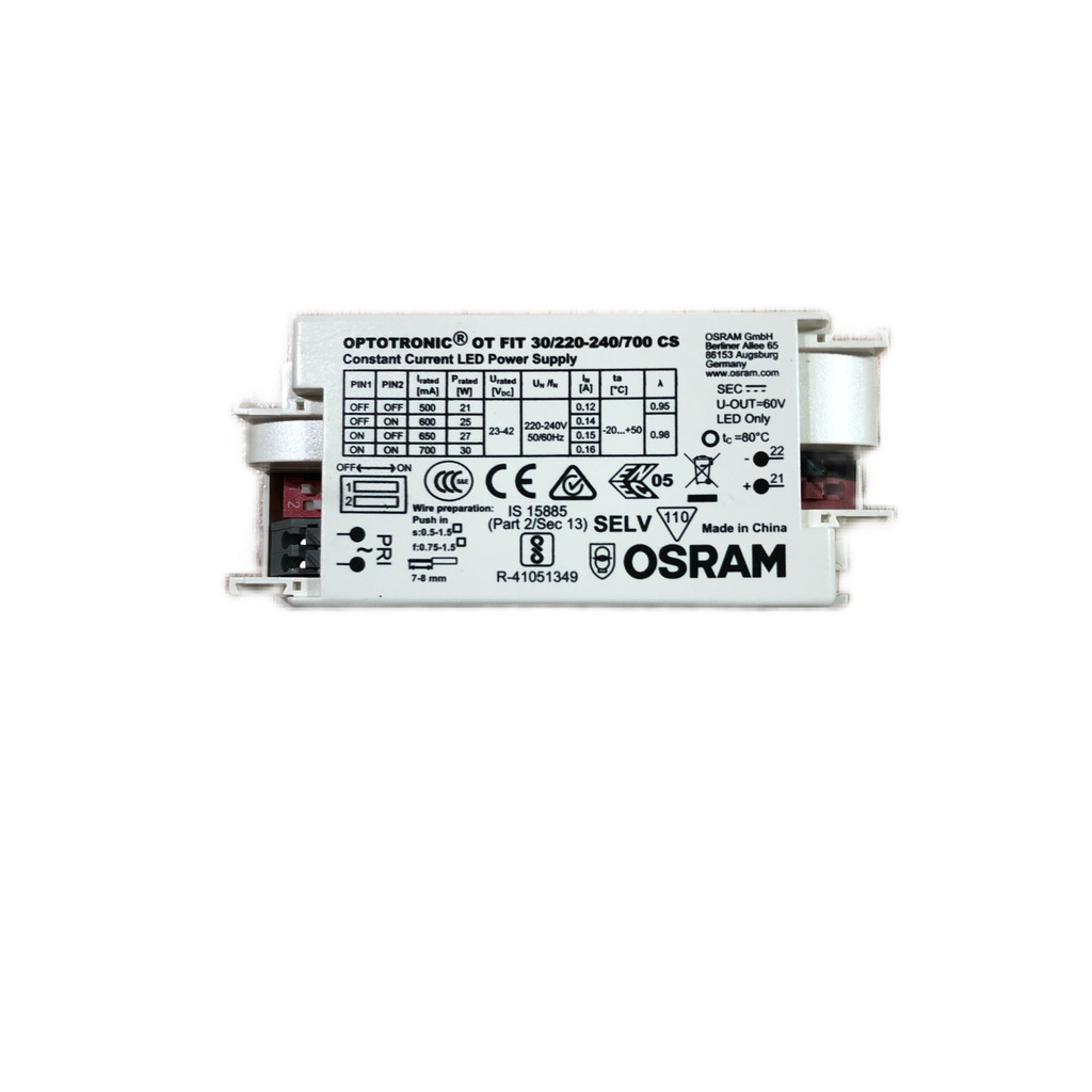 Osram Optotronic OT FIT 30/220-240/700CS Constant Current LED power supply | Shopee Thailand