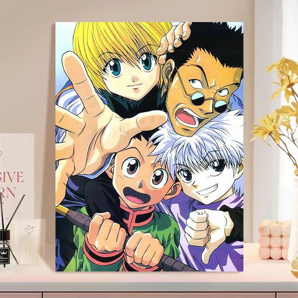 Acandyl Paint By Numbers Kit, Hunter x Hunter, กรอบ 40x50 ซม., ภาพวาด ...