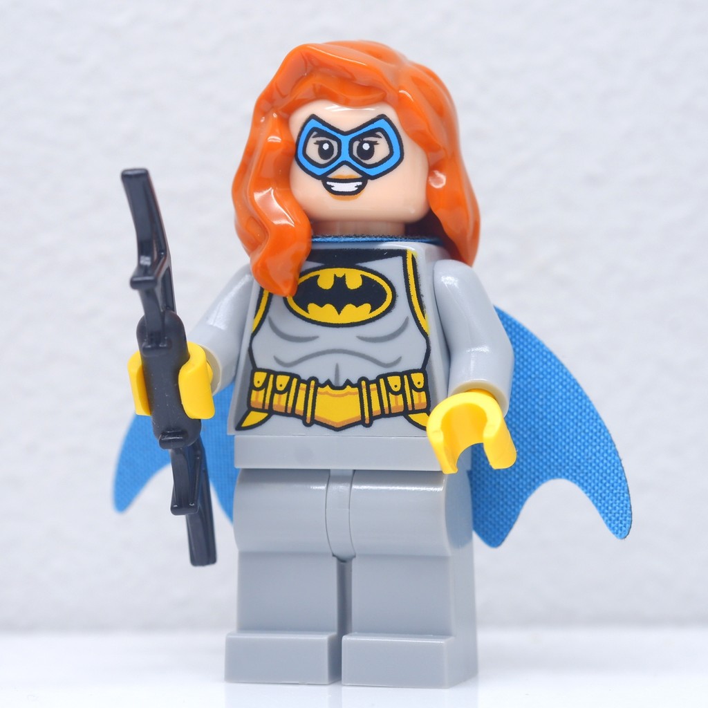 ( Ploybrick Minifigure ของแท้ ) DC Batgirl Light Gray Suit (76272 ...