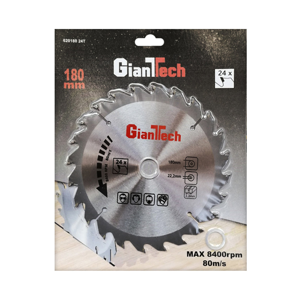 GIANTTECH ใบเลื่อยวงเดือน (24 ฟัน) รุ่น 62018024T ขนาด 7 นิ้ว | Shopee ...