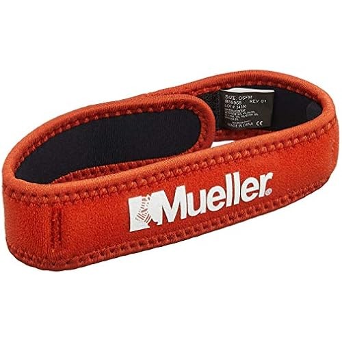 Mueller Knee Supporter Jumpers Strap สีส้ม ซ้าย/ขวา Unisex ฟรีไซส์ ...