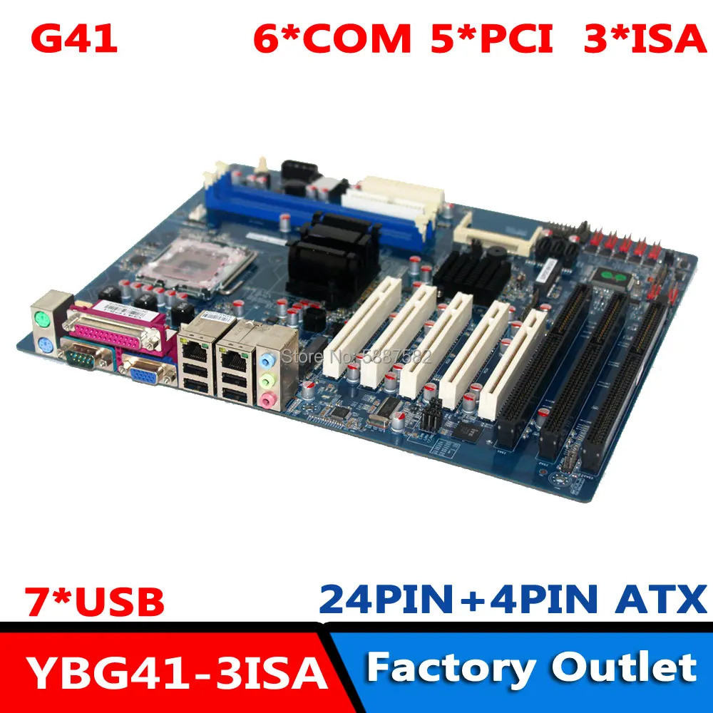 เมนบอร์ดชิปเซ็ต G41 ddr3 ISA พร้อมช่อง 5PCI 3ISA | Shopee Thailand