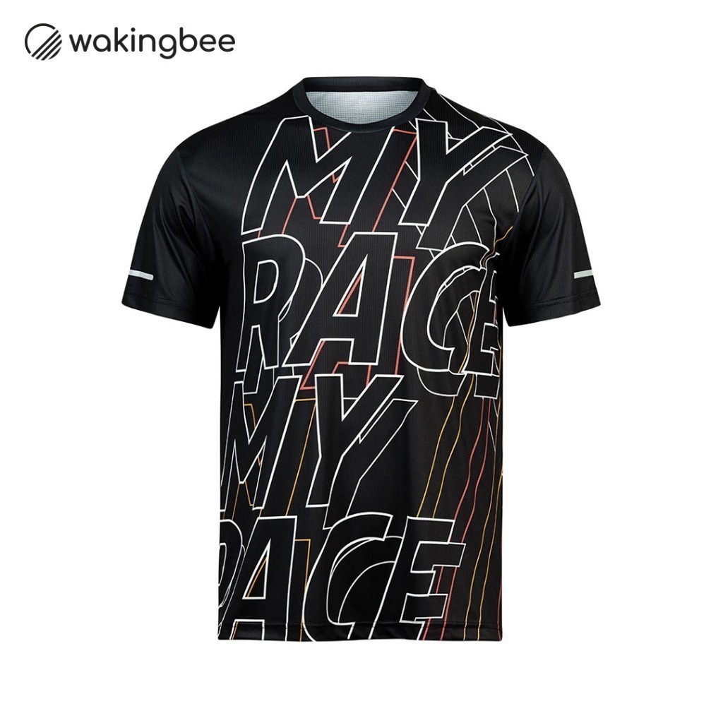 Wakingbee x Ari Airlight Tee (Black) เสื้อใส่วิ่ง unisex ผ้าเบาพิเศษ ...