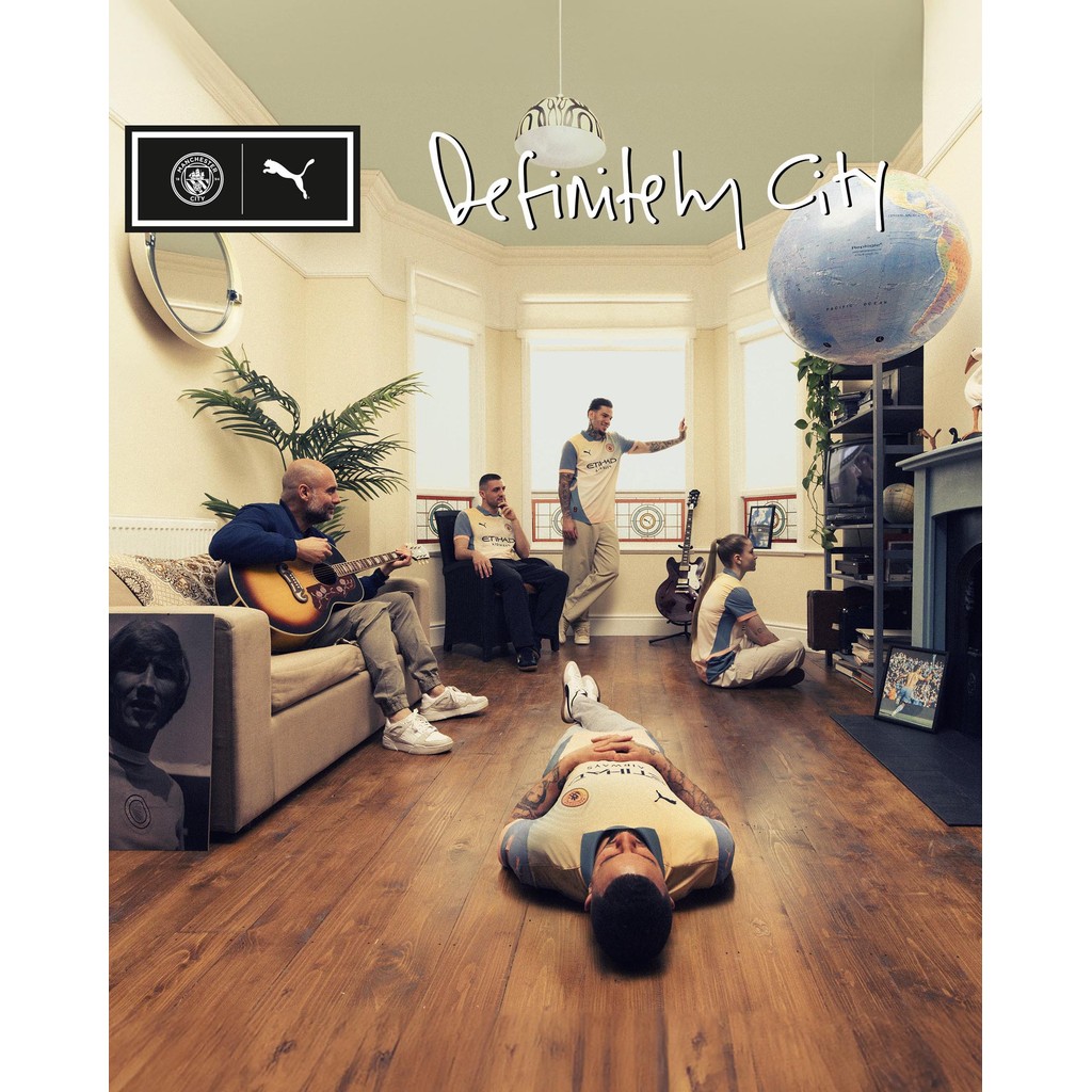 โปสเตอร์Manchester City 2024 Definitely City Poster ร้านคนไทย รับทำ ...