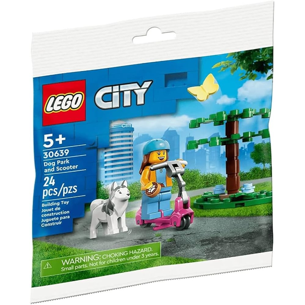 LEGO 30639 Dog Park and Scooter polybag - City | Shopee Thailand
