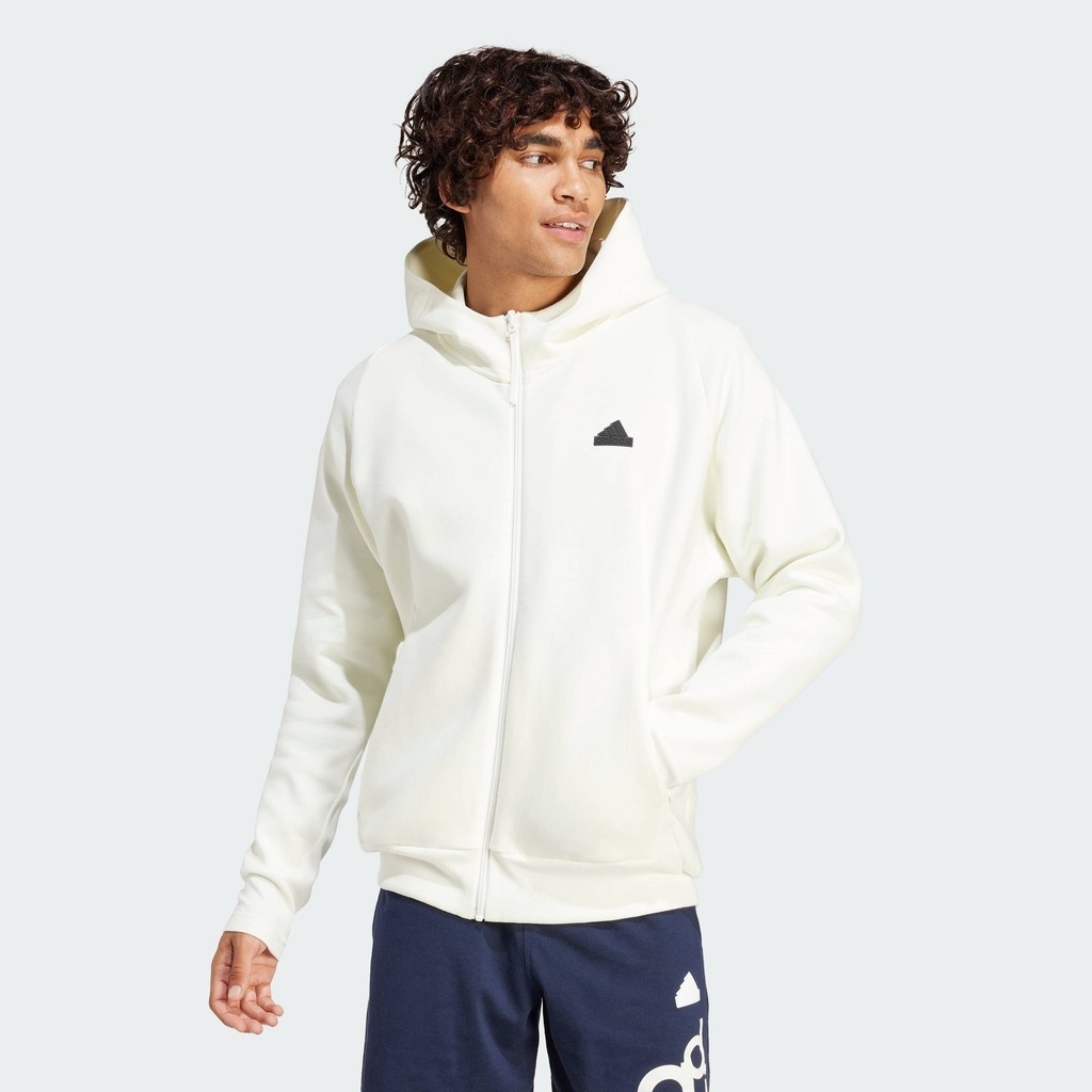 adidas ไลฟ์สไตล์ เสื้อแทรคแจ็คเก็ตซิปยาวเต็มตัวมีฮู้ดพรีเมียม Z.N.E ...
