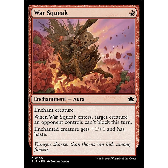 [Bloomburrow] - [BLB] - (C) -[War Squeak] - [2024] | Shopee Thailand