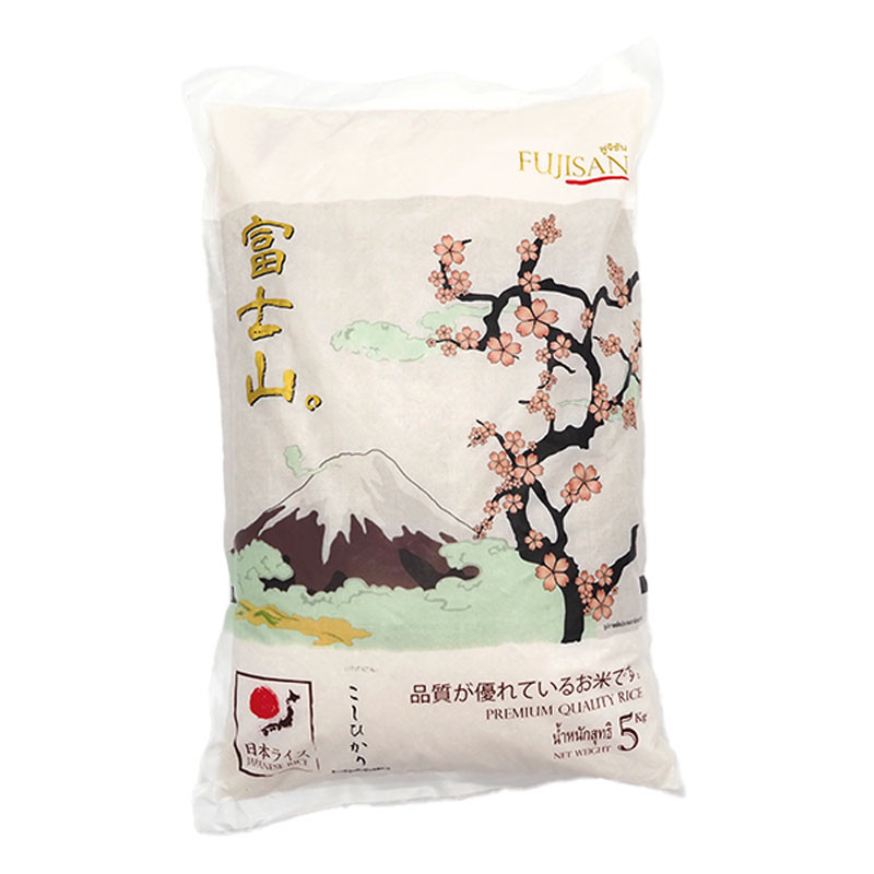 ฟูจิซัน ข้าวญี่ปุ่น 5 กก. FUJISAN Koshihikari Japanese Rice 5 kg | Shopee Thailand