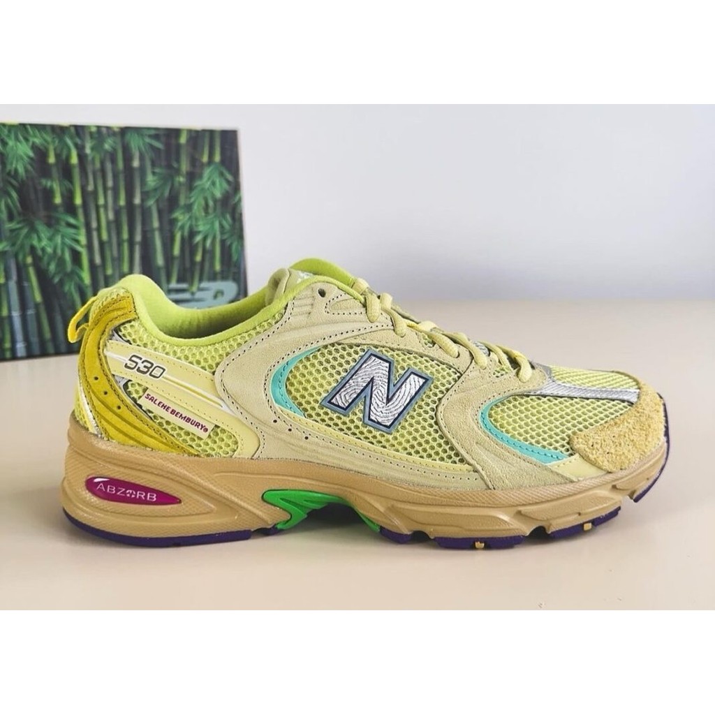 Salehe Bembury New Balance 530 PR Bamboo PALE GOLD MR530PR | Shopee ...