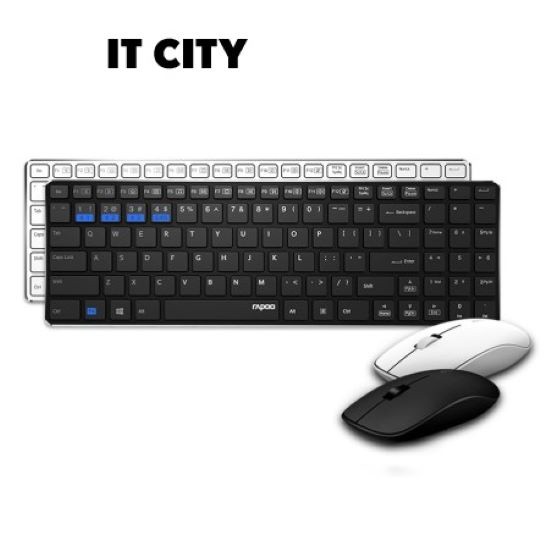 RAPOO KB-9300M WIRELESS KEYBOARD (2Y) คีย์บอร์ด | Shopee Thailand