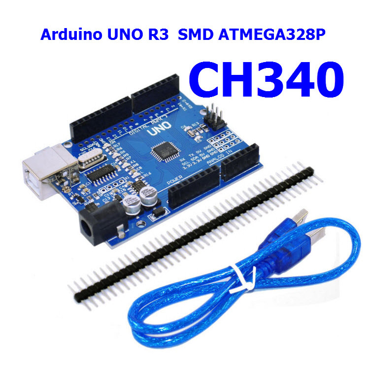 Arduino UNO R3 CH340G for Arduino Compatible พร้อมสาย USB 30 cm ...