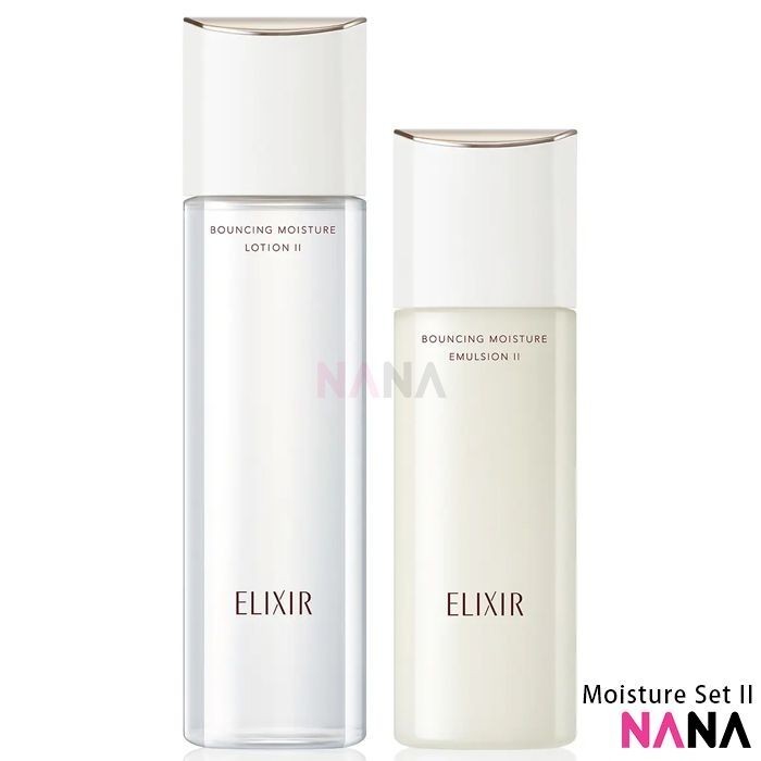 SHISEIDO Elixir Bouncing Moisture Set II (Lotion 170ml + Emulsion 130ml) | Shopee Thailand