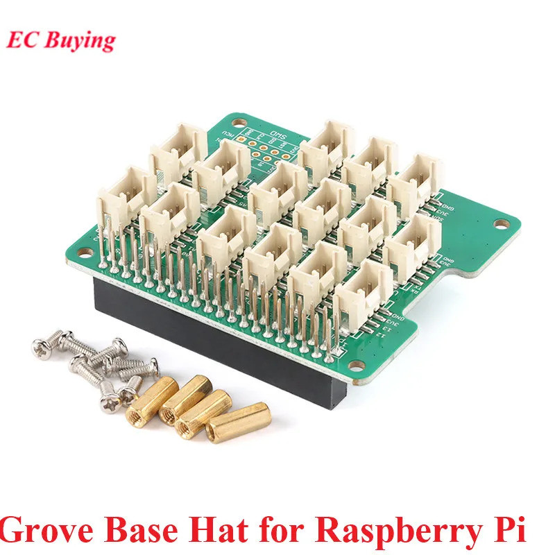 หมวกฐาน Raspberry Pi Zero Grove สำหรับ Raspberry pi 2B/3B/3B+/zero ...