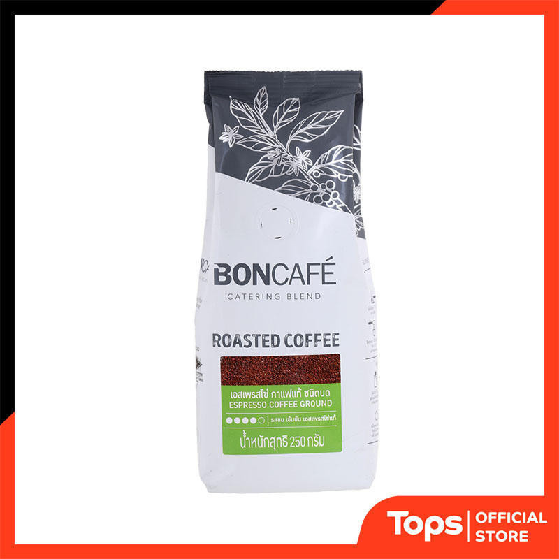 BONCAFE บอนกาแฟคั่วบดเอสเพรสโซ่สูตร2 250กรัม [8850287001786] | Shopee Thailand