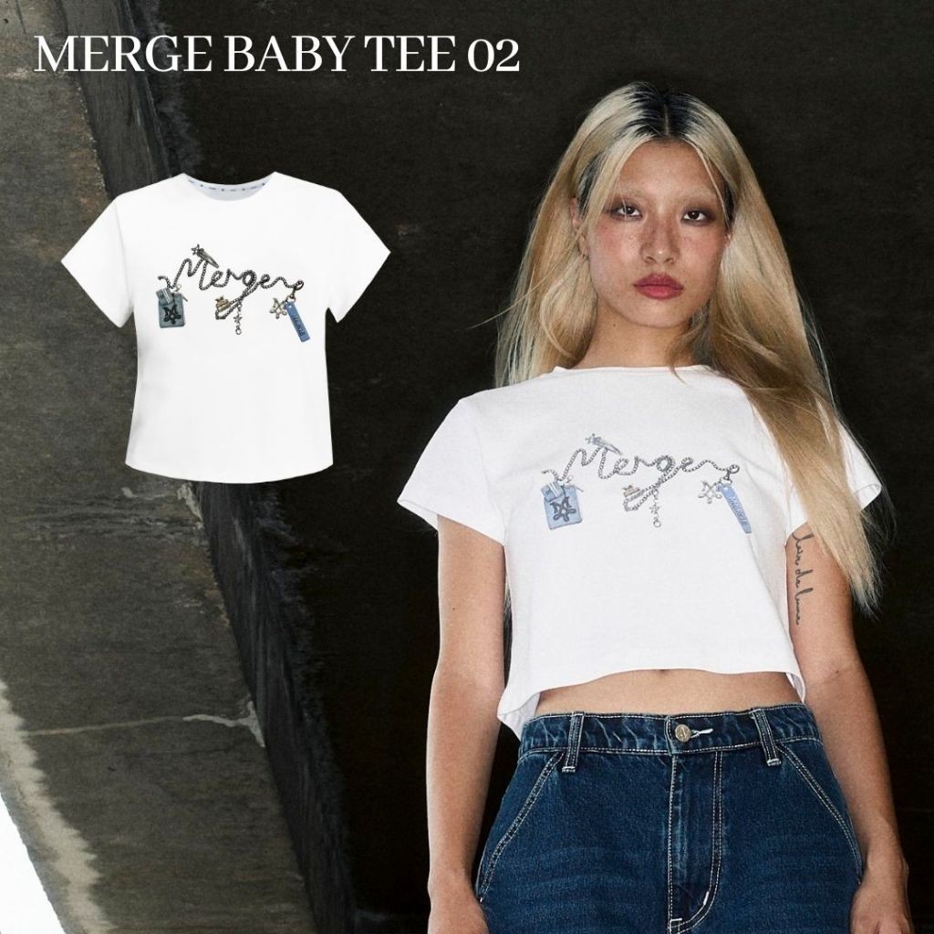 Merge Official - Merge Baby Tee 02 (พร้อมส่ง) | Shopee Thailand