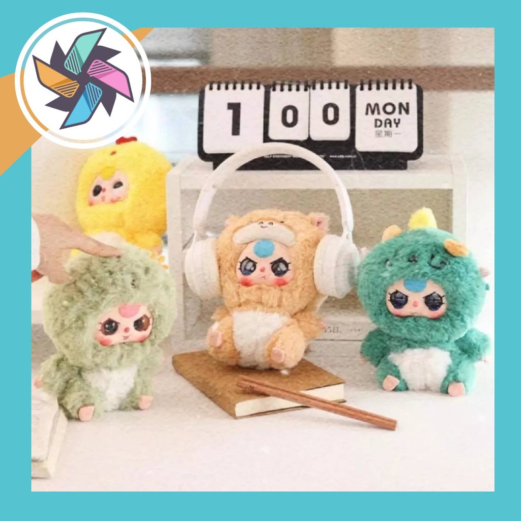 พร้อมส่ง Baby Three Zodiac ตุ๊กตาเปลี่ยนหน้าได้ แบบจุ่มและยกกล่อง ...