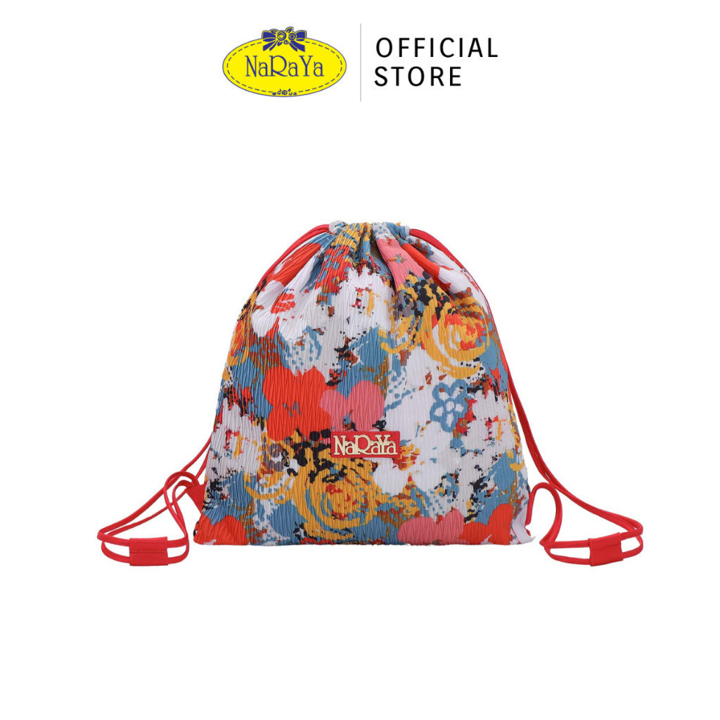NaRaYa Vivid Drawstring Bag กระเป๋าเชือกรูด NOPP-12 | Shopee Thailand