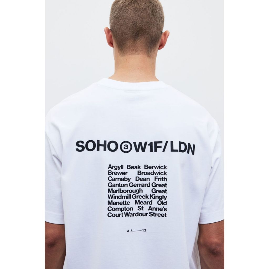 H&M Loose Fit Printed T-shirt Men Loose Fit Printed T-shirt 1227157_2 | Shopee Thailand