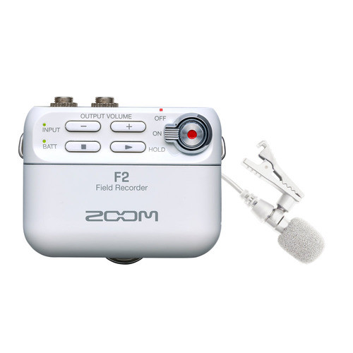 Zoom Field Recorder 32-Bit Float Compatible White ผู้ผลิต 3 ปีต่อ F2 ...