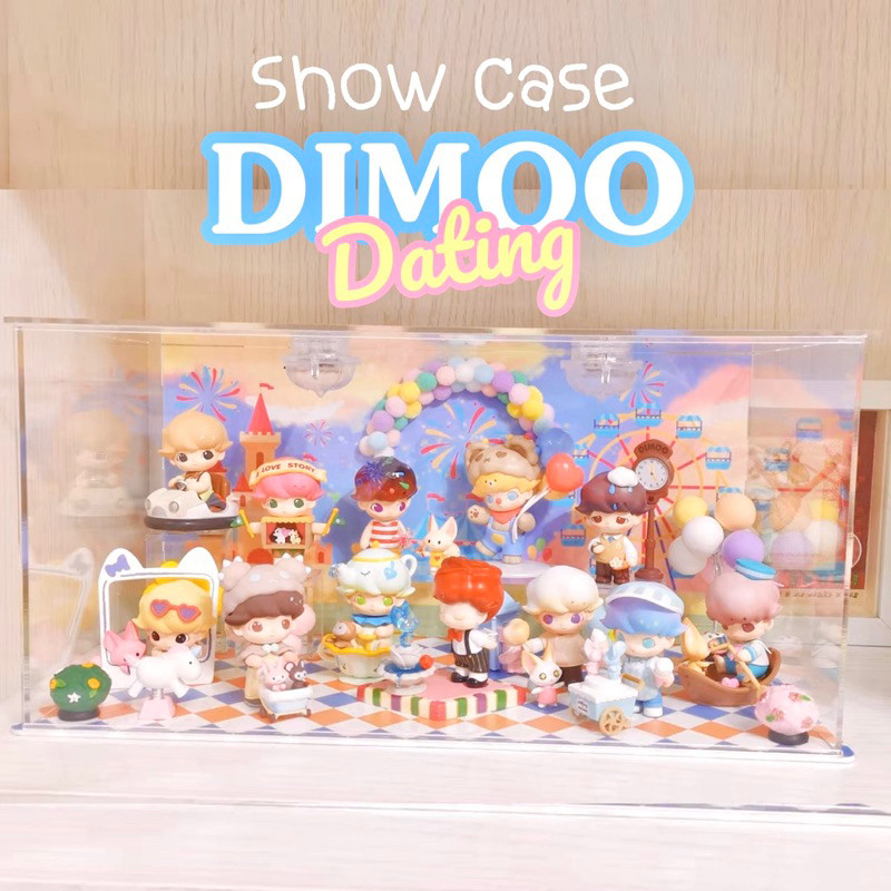 ตู้โชว์ DIMOO Dating Series 💘🎡 กล่องโมเดล กล่องอคิลิคพร้อมอุปกรณ์ประกอบ ...