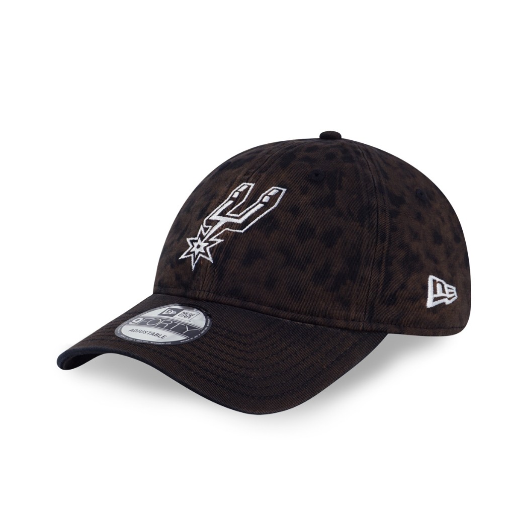 New Era หมวกรุ่น San Antonio Spurs NBA Hand Brush Wash Black 9FORTY ...