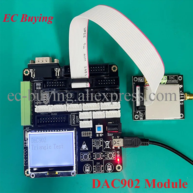 โมดูล DAC902 DCA โมดูลแปลงดิจิตอลเป็นอนาล็อก 12 บิต ความเร็วสูง ควบคุม ...