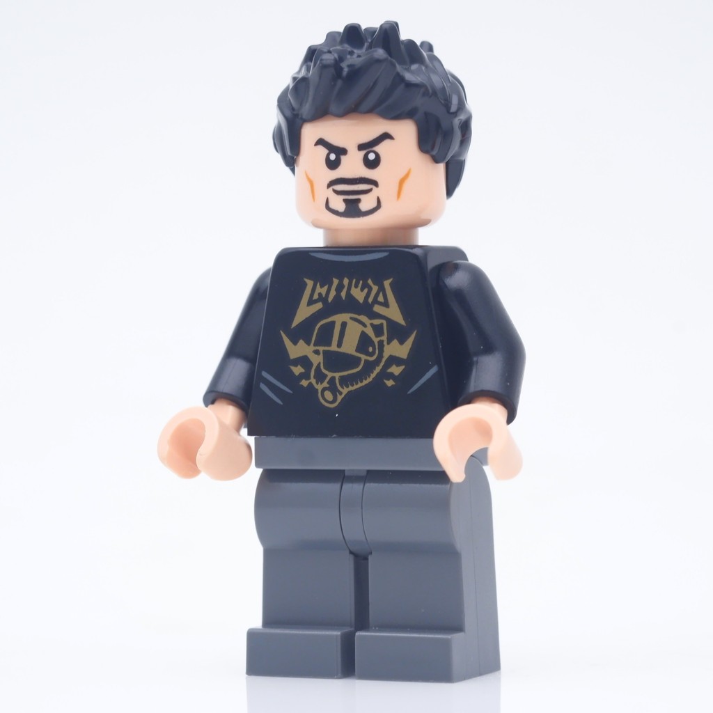 LEGO Tony Stark Black Top Marvel *new (instock) | Shopee Thailand