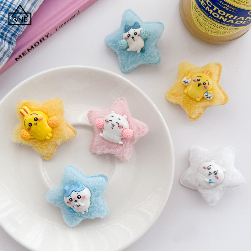 COD ️กิ๊บติดผมรูปดาวห้าแฉกขนฟูลายการ์ตูน koiu | Shopee Thailand