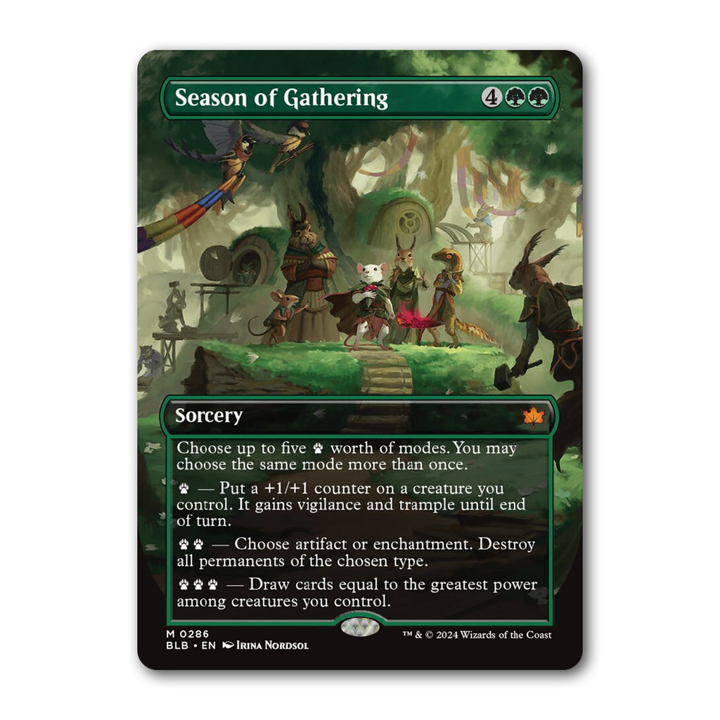 [MTG] Season of Gathering [BLB] [Green] [Mythic] [Normal] [ENG] [2024 ...