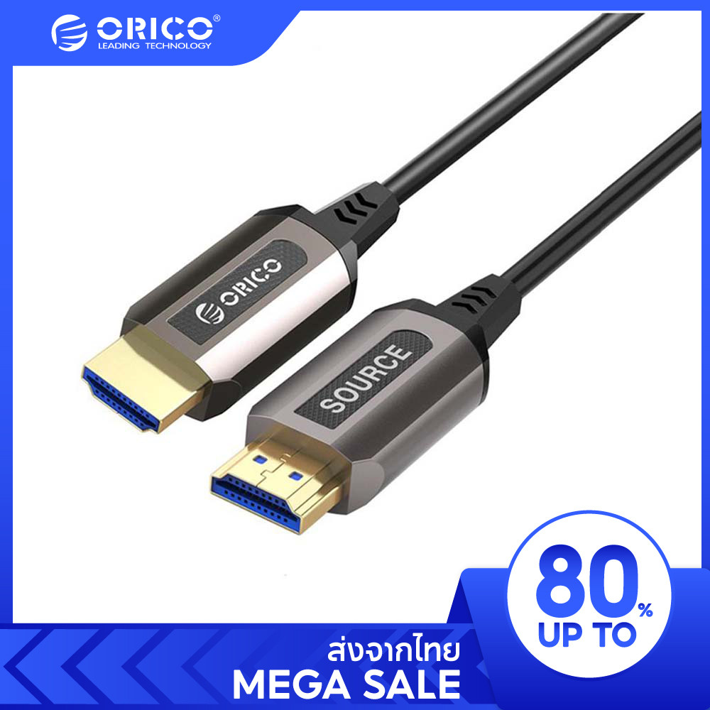 [ออกใบกำกับ- ทักแชท] ORICO Cable HDMI Optical Fiber 4K 60Hz. 18Gbps 4:4 ...