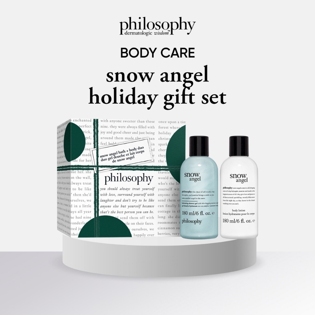 Philosophy Fragrances Snow Angel Body Set Box Shower Gel 180ml + Body ...
