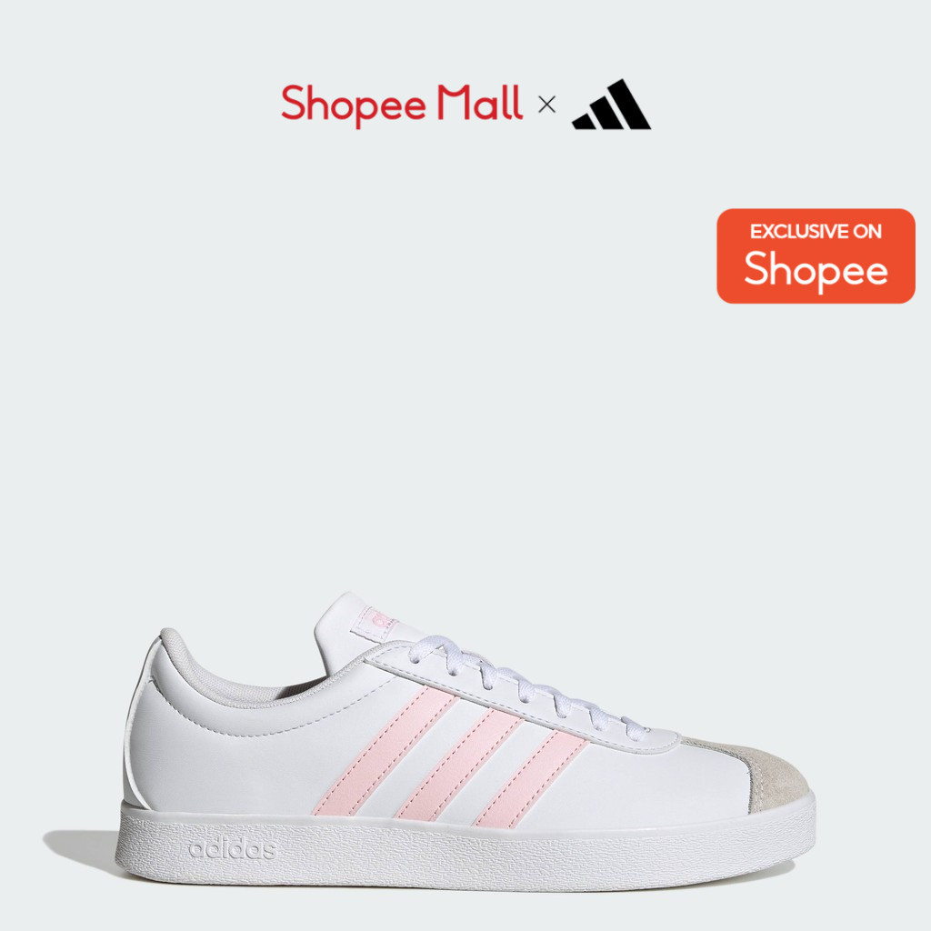adidas สเกตบอร์ด & ไลฟ์สไตล์ รองเท้า VL Court Base ผู้หญิง สีขาว ID3717 ...