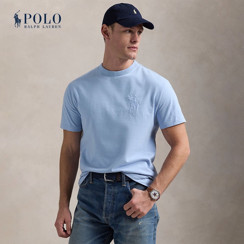 Polo Ralph Lauren เสื้อยืดผู้ชาย รุ่น MNPOTSH1N822699 สีฟ้า | Shopee ...
