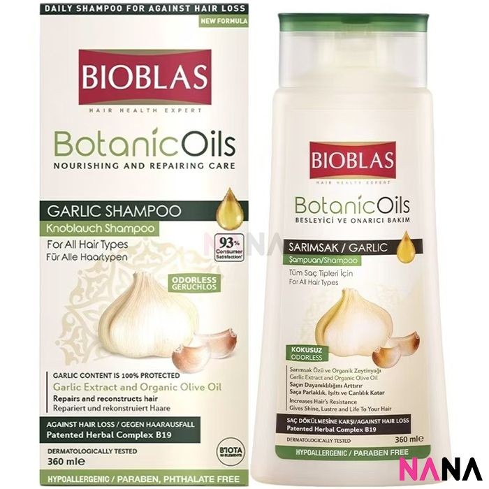 BIOBLAS Bioblas Garlic Shampoo - Odourless 360ml | Shopee Thailand