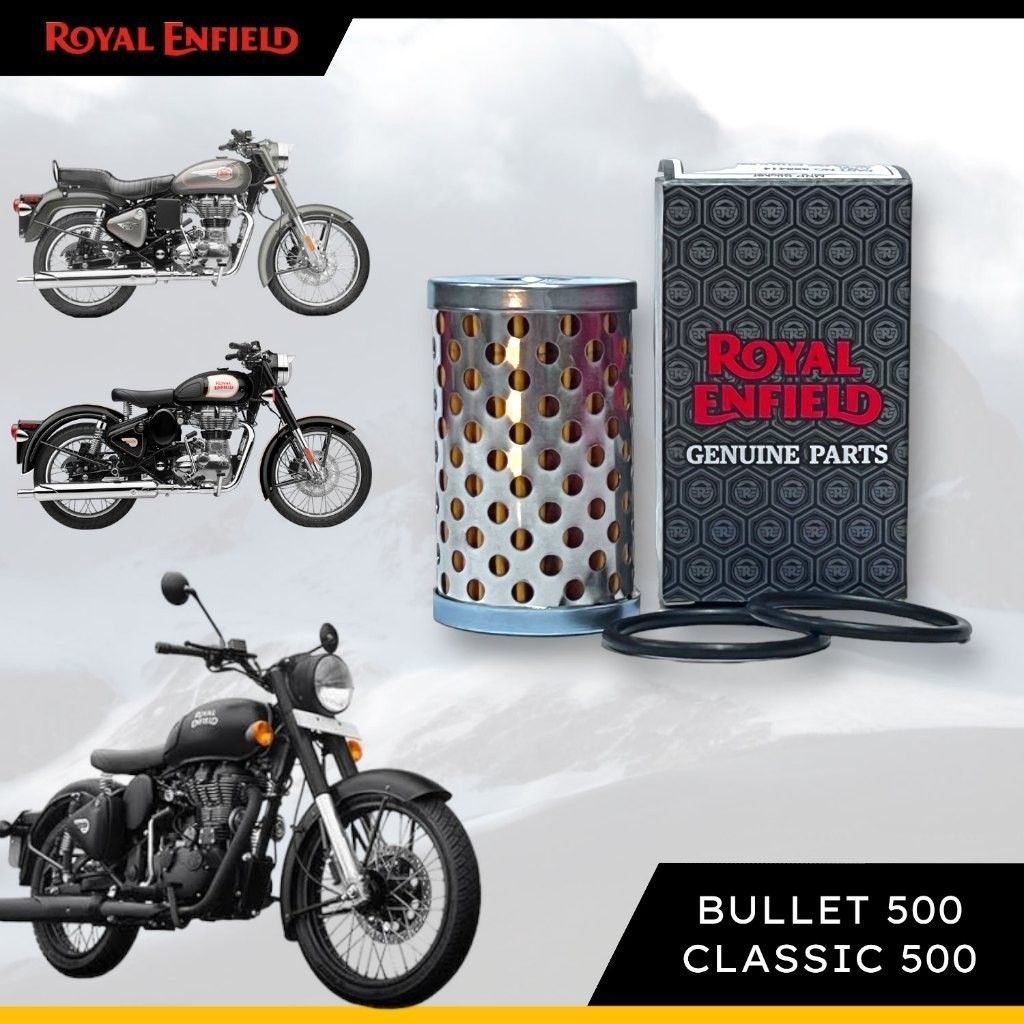 กรองน้ำมันเครื่อง Royal Enfield 888414 Bullet Classic 500 อะไหล่แท้ ...