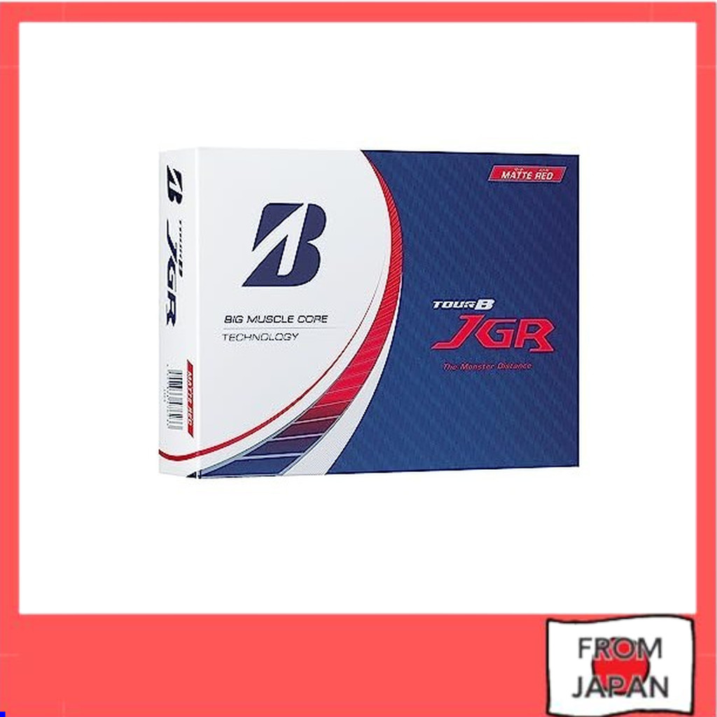 【Direct From Japan】 BRIDGESTONE Golf Ball TOUR B JGR 2023 Model 12 Balls Matte Red J3RX | Shopee ...