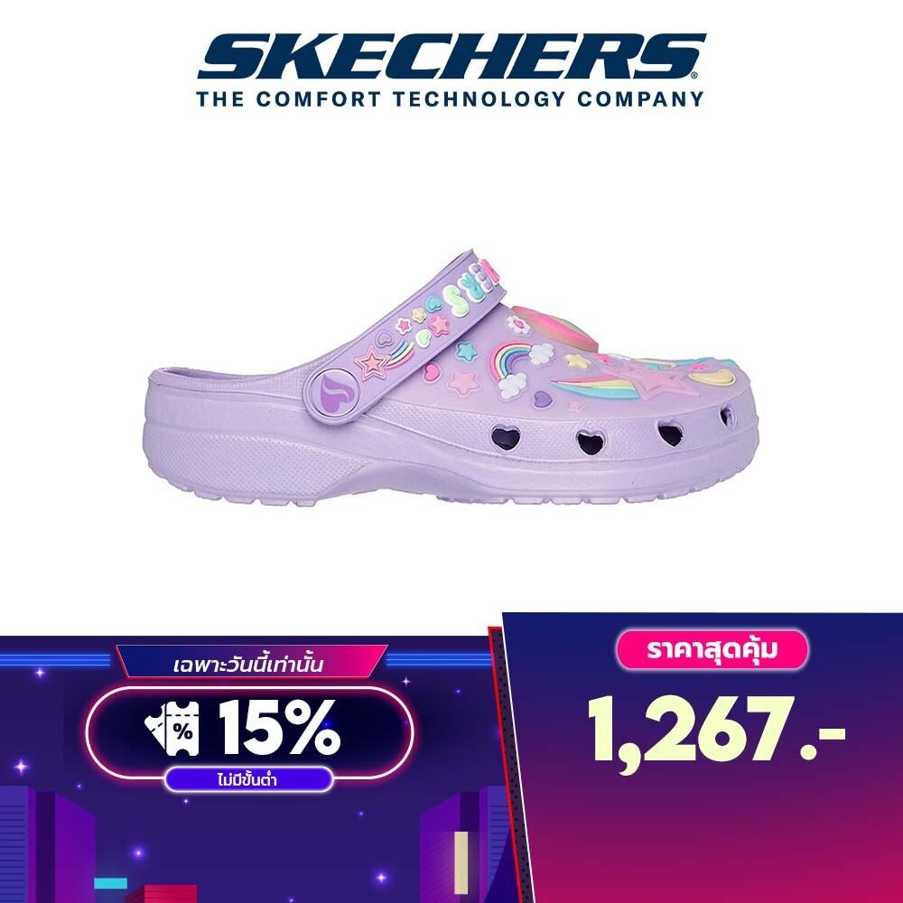 Skechers สเก็ตเชอร์ส รองเท้าเด็กผู้หญิง Girls Foamies Heart Charmer ...
