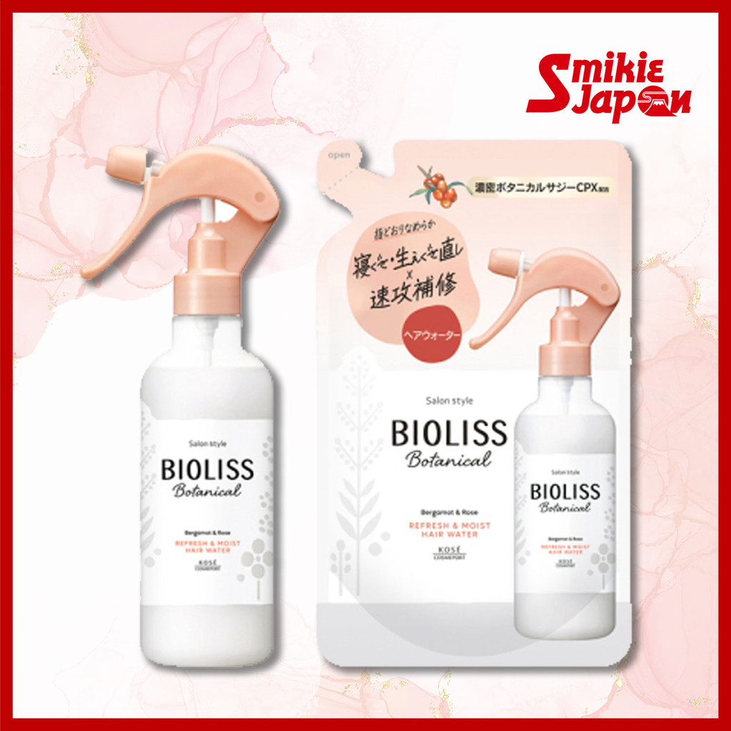 KOSE BIOLISS SS Bioliss Botanical Refresh and Moist Hair Water 250ml / รีฟิล 230ml ตรงจากญี่ปุ่น ...