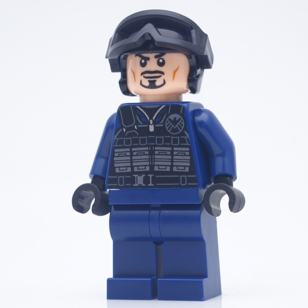( Ploybrick Minifigure ของแท้ ) Tony Stark SHIELD Agent Marvel *new ...